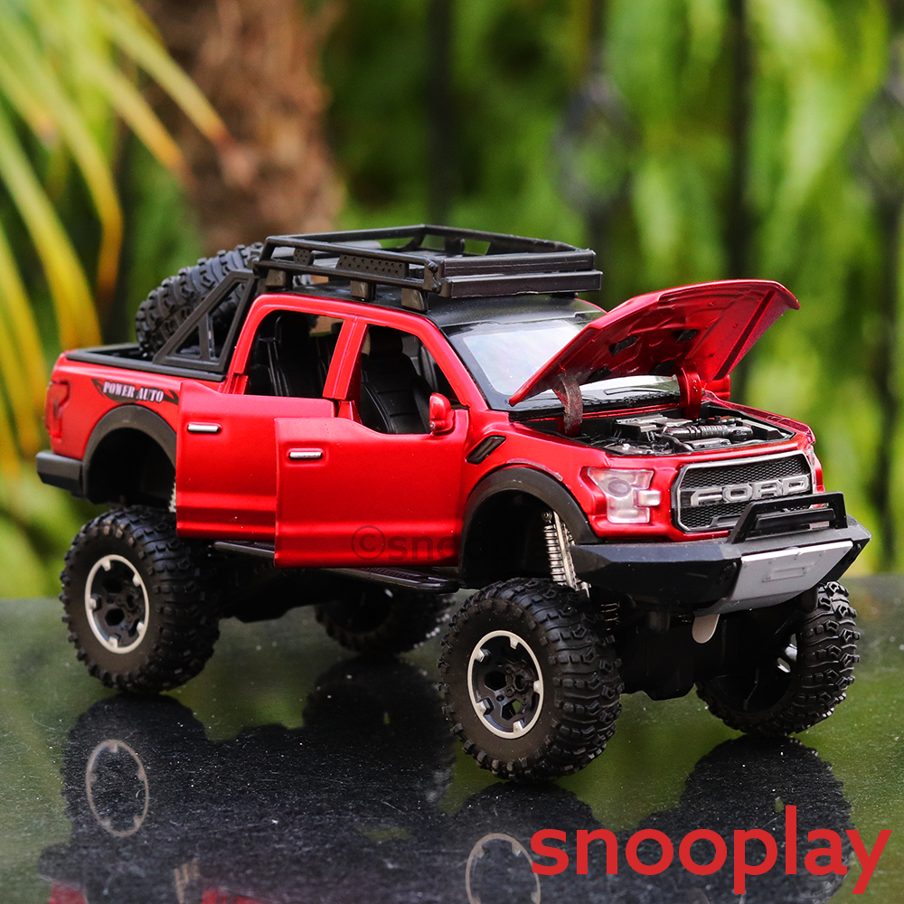 Ford Pickup Truck Diecast Car with Openable Parts, Lights and Sounds ...